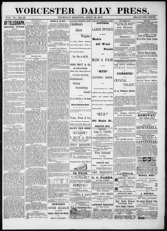 Worcester Daily Press - Digital Commonwealth