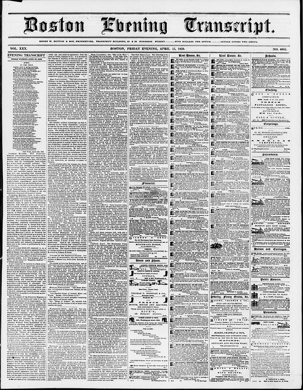 Boston Evening Transcript - Digital Commonwealth