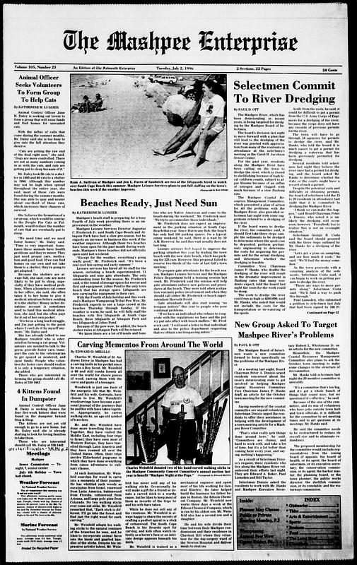 The Mashpee Enterprise. July 02, 1996 - Digital Commonwealth