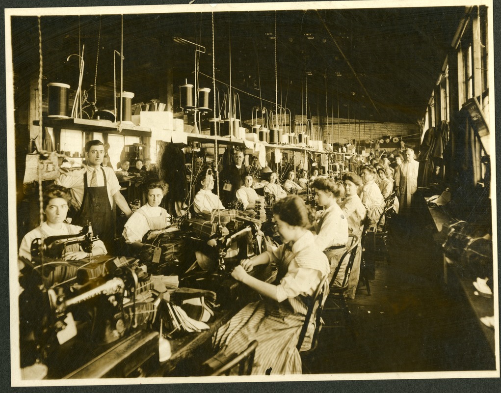 Inside the Brett Shoe Company. - Digital Commonwealth