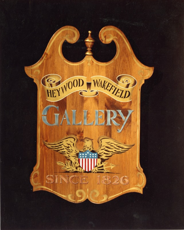 Heywood-Wakefield Company gallery plaque - Digital Commonwealth