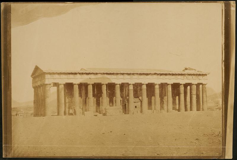 Theseum showing modern roof - Digital Commonwealth