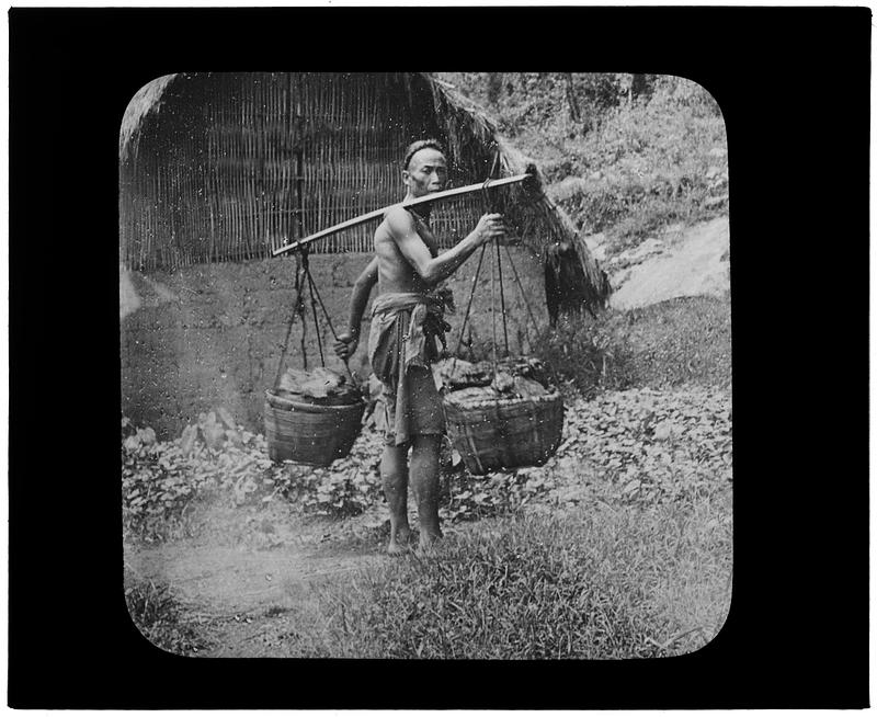 Person carrying items - Digital Commonwealth