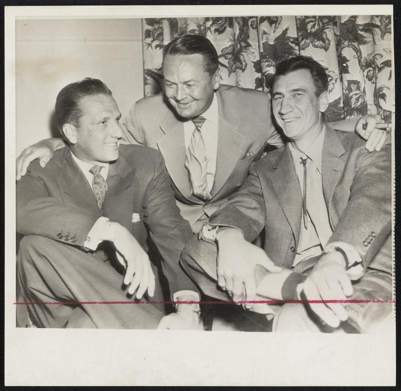 Sluggers, Past and Present, get together with Stan Hack (center) new ...