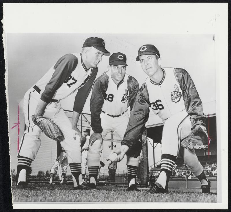 Underhanded Trick is demonstrated by Cleveland Indians hurler Ted ...