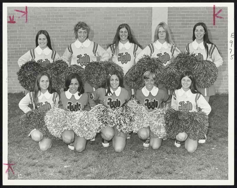 Woburn Cheerers - Front, from left, Carol Fraher, Louise Mercurio, Gail ...