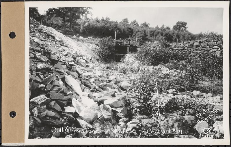 Contract No. 19, Dam and Substructure of Ware River Intake Works at ...