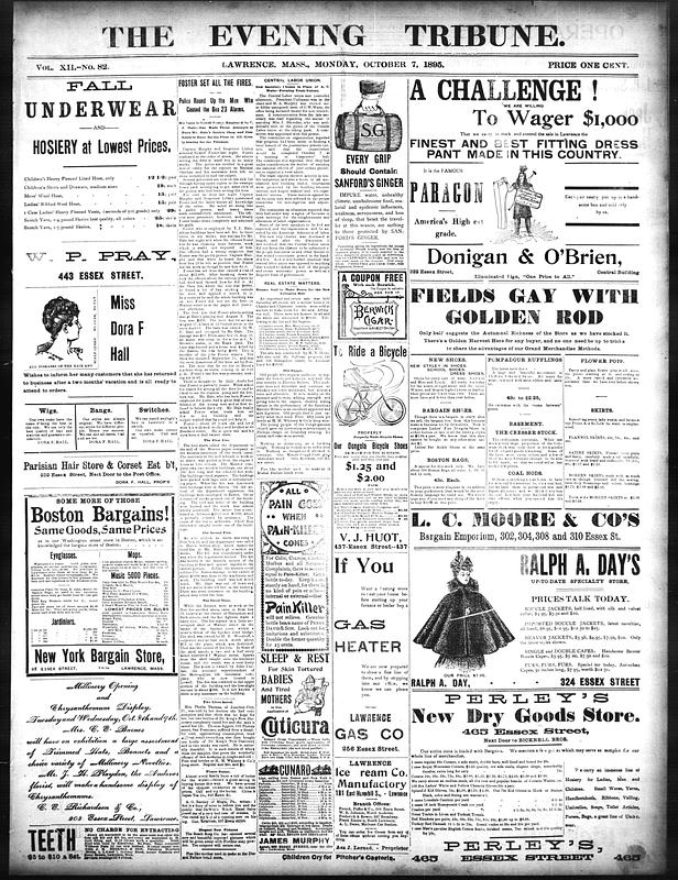 The Evening Tribune. October 07, 1895 - Digital Commonwealth