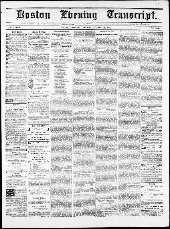 Boston Evening Transcript - Digital Commonwealth