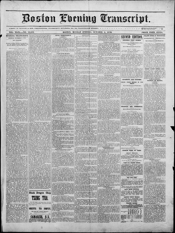 Boston Evening Transcript - Digital Commonwealth