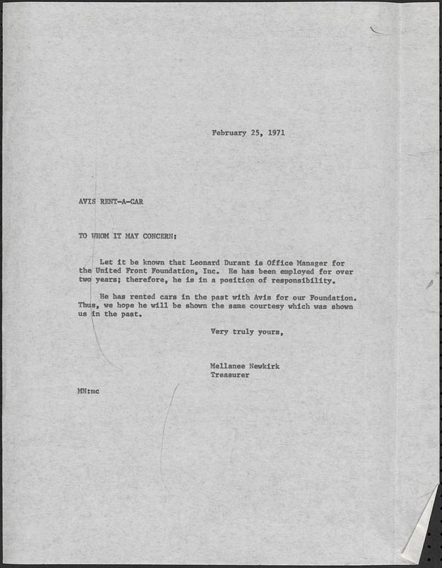 Miscellaneous File : (2/2 folders) - Digital Commonwealth