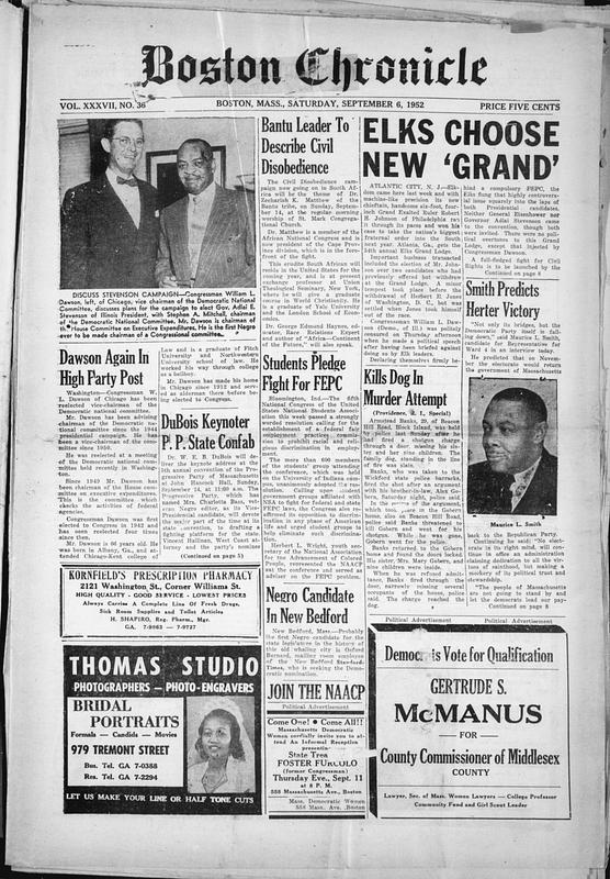 Boston Chronicle. September 06, 1952 - Digital Commonwealth
