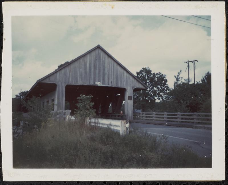 Pepperell Covered Bridge - Digital Commonwealth