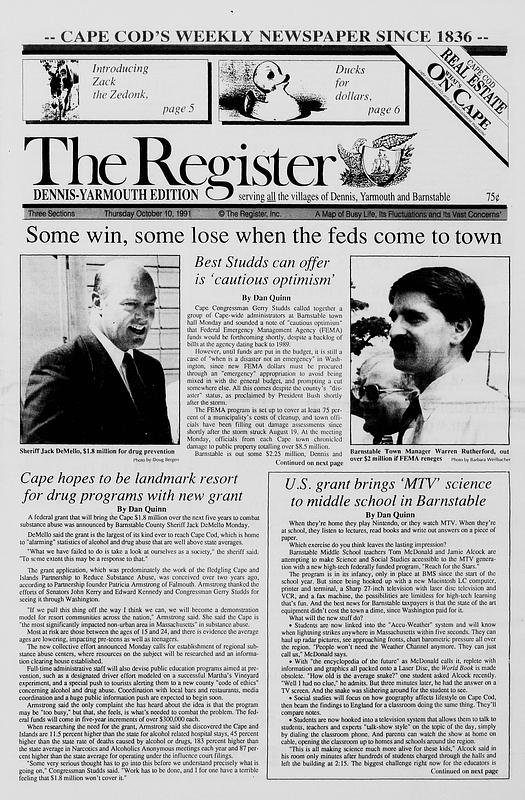 The Register. October 10, 1991 - Digital Commonwealth