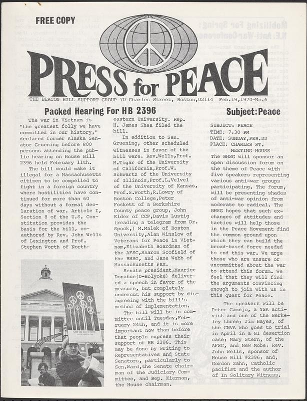 April 15th Rally Committee; Change Committee - Digital Commonwealth