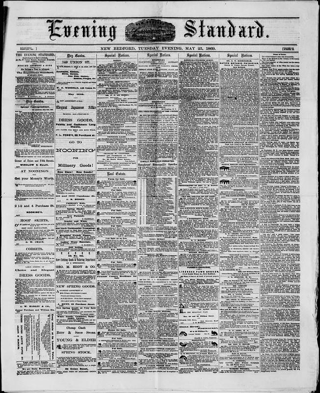 Evening Standard. May 25, 1869 - Digital Commonwealth
