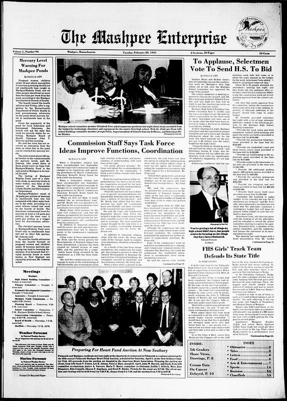 The Mashpee Enterprise. February 28, 1995 - Digital Commonwealth