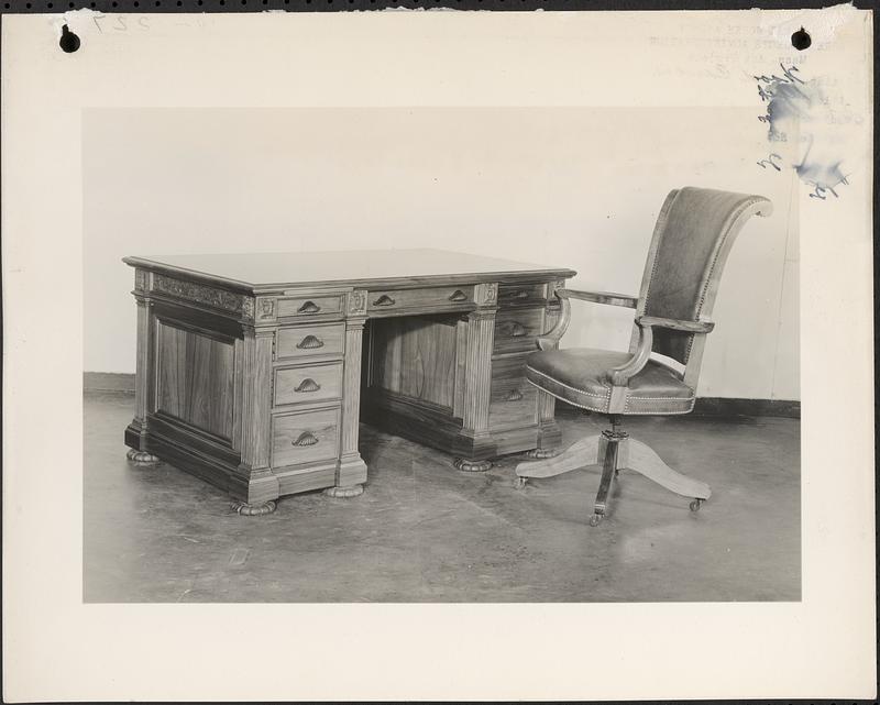 Desk & chair for Port Authority, Custom House, Boston - Digital ...