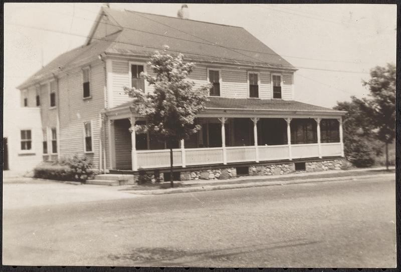 Phillips Brooks House, oldest house in Readville - Digital Commonwealth