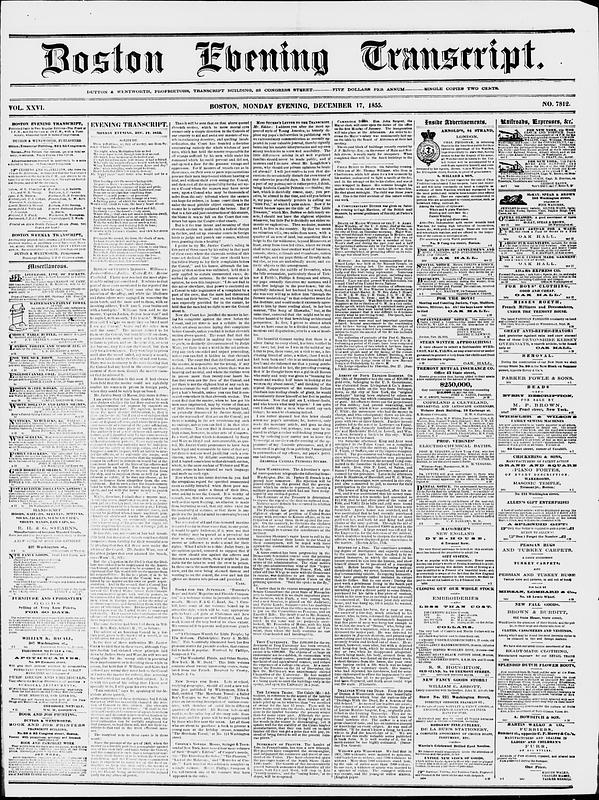 Boston Evening Transcript - Digital Commonwealth