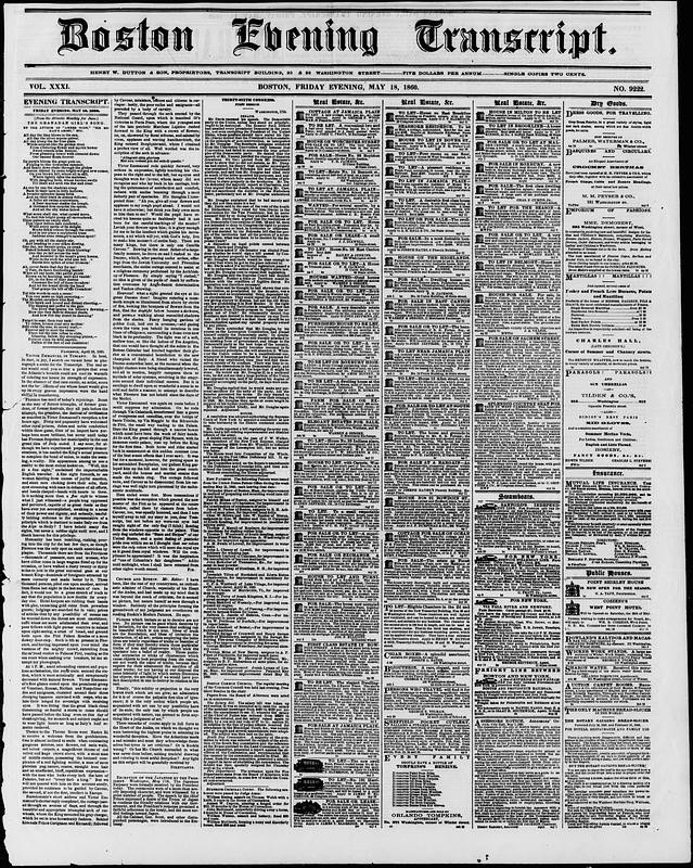 Boston Evening Transcript - Digital Commonwealth