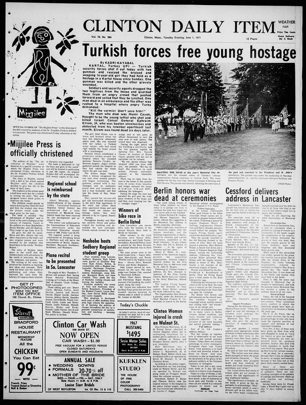Clinton Daily Item. June 01, 1971 - Digital Commonwealth