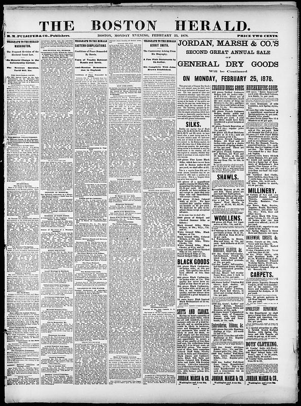 The Boston Herald. February 25, 1878 - Digital Commonwealth