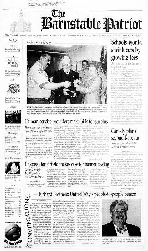 Barnstable Patriot. March 05, 2004 - Digital Commonwealth