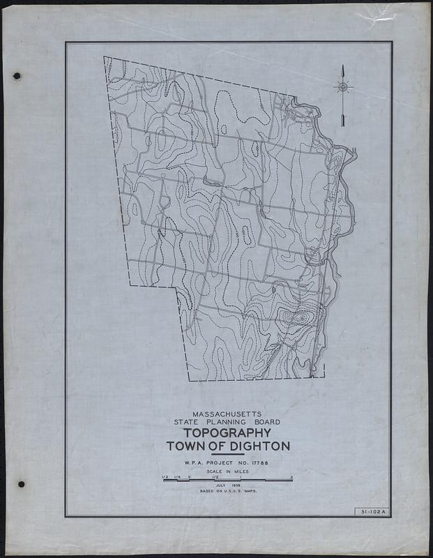 Topography Town of Dighton - Digital Commonwealth