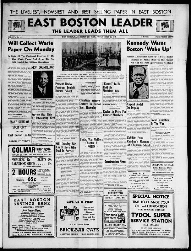 East Boston Leader, April 20, 1945 - Digital Commonwealth
