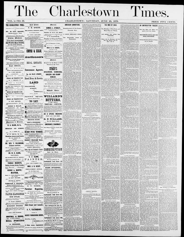 The Charlestown Times, June 28, 1873 - Digital Commonwealth