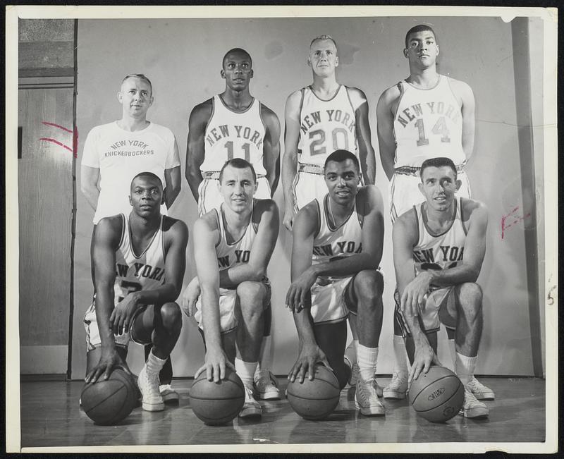 Top row (l to r) Coach Eddie Donovan, Johnny Green, Ken Sears, Paul ...