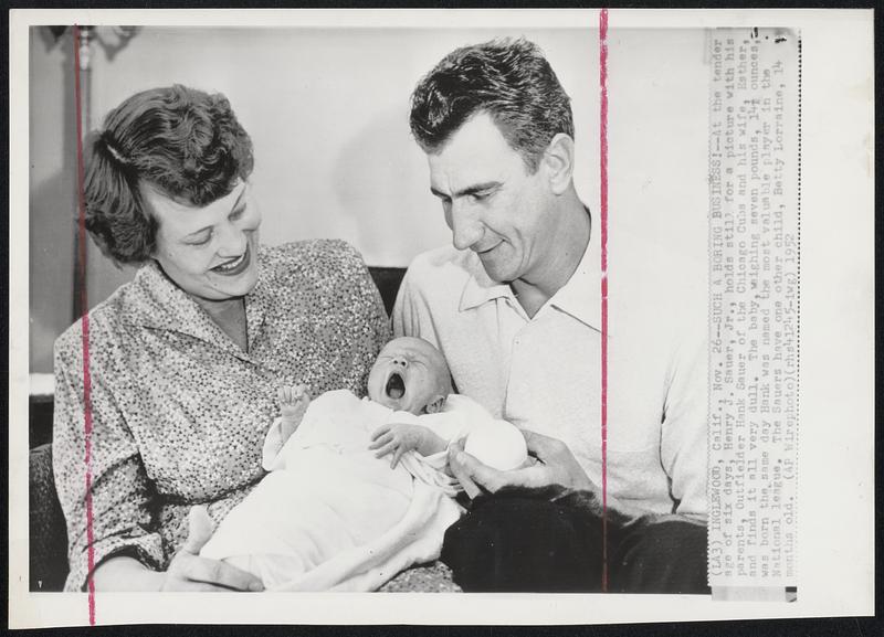 Such A Boring Business!--At the tender age of six days, Henry J. Sauer ...
