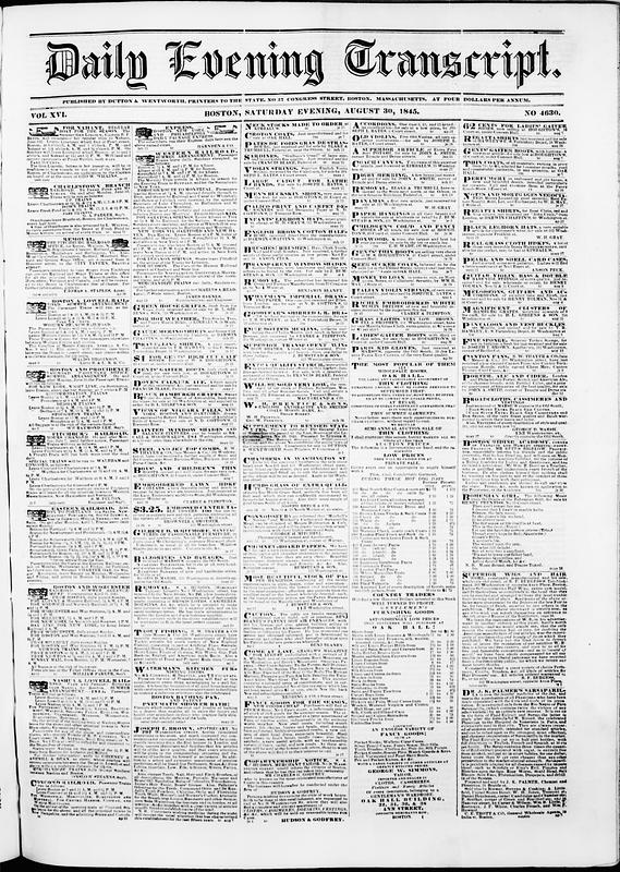 Daily Evening Transcript - Digital Commonwealth