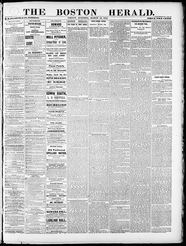 The Boston Herald. March 19, 1875 - Digital Commonwealth