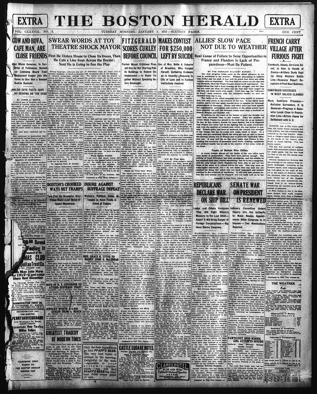 The Boston Herald. January 05, 1915 - Digital Commonwealth