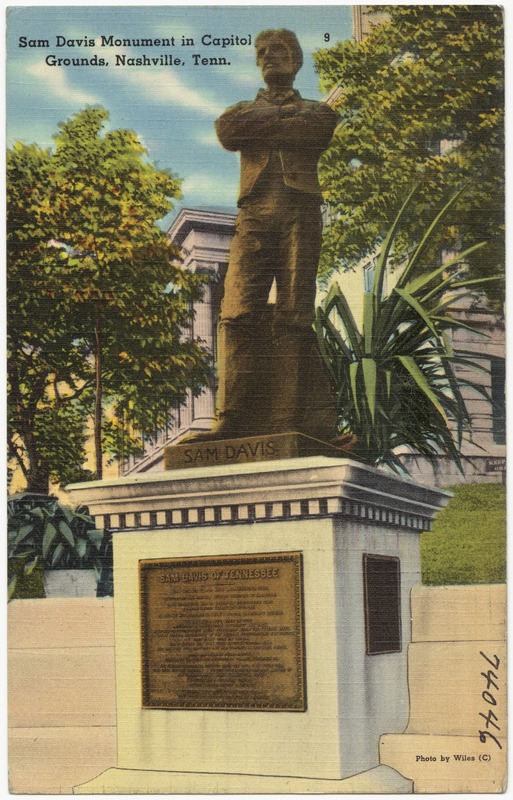 Sam Davis Monument in capitol grounds, Nashville, Tenn. - Digital ...