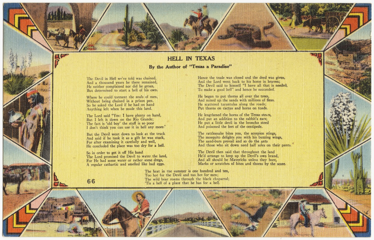 Hell in Texas by the author of "Texas a paradise" - Digital Commonwealth