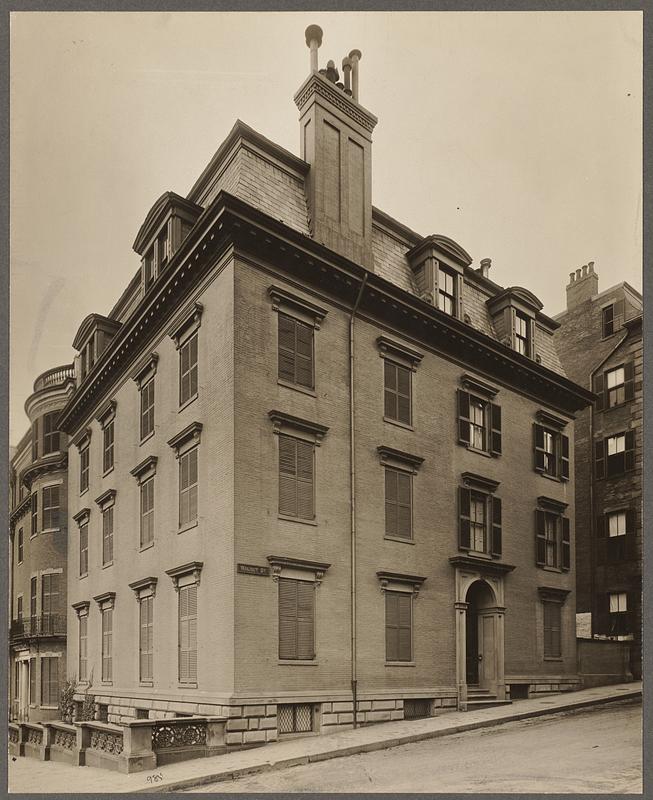 Phillips House, Beacon Street. 1804 - built by John Phillips - Digital ...