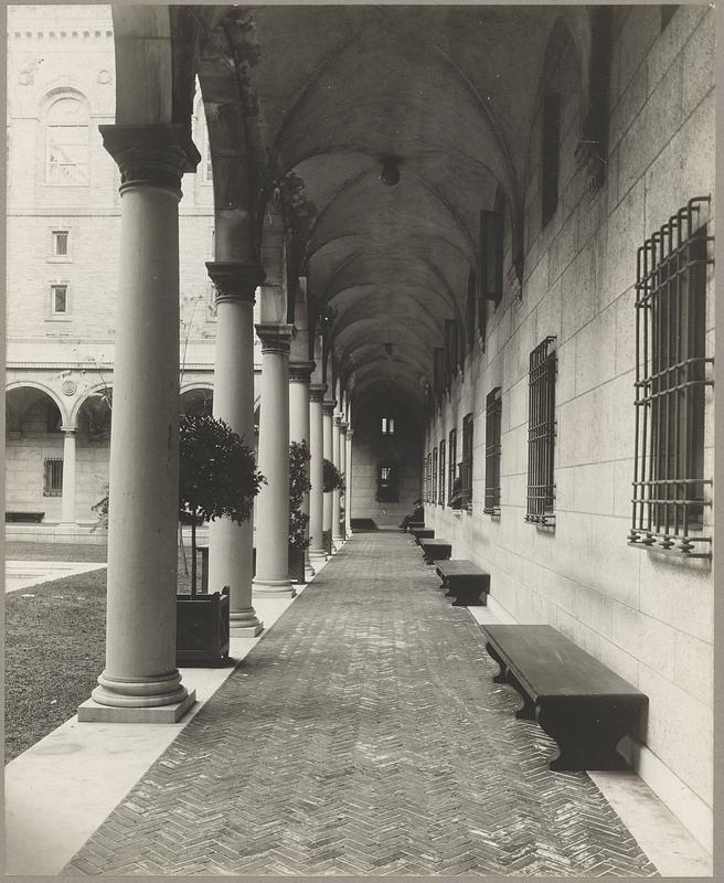 Court arcade, Public Library, Boston - Digital Commonwealth