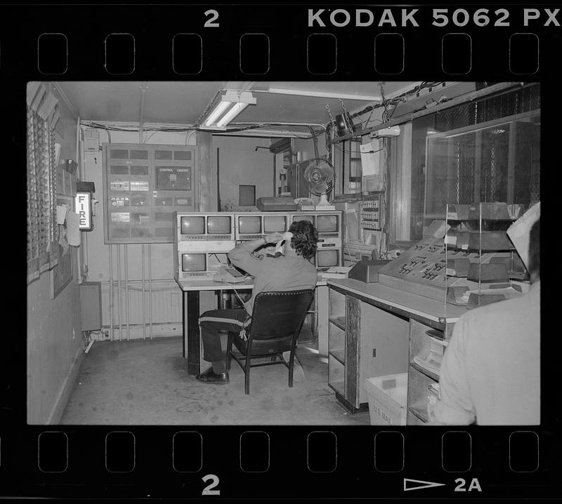 Control room, Salem Jail - Digital Commonwealth