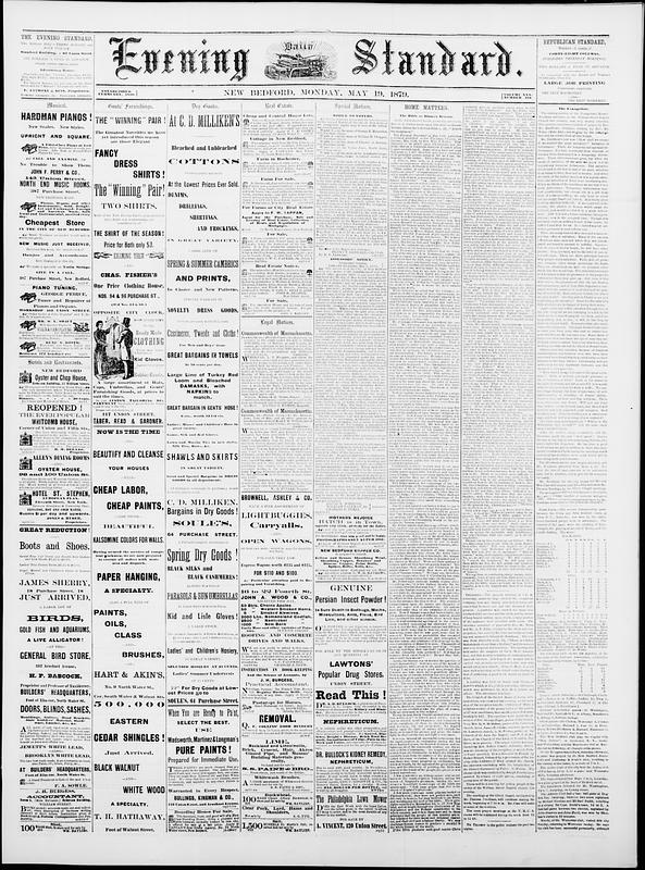 Evening Standard. May 19, 1879 - Digital Commonwealth