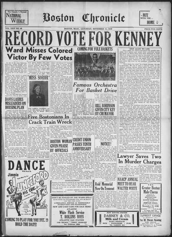 Boston Chronicle. November 11, 1939 - Digital Commonwealth
