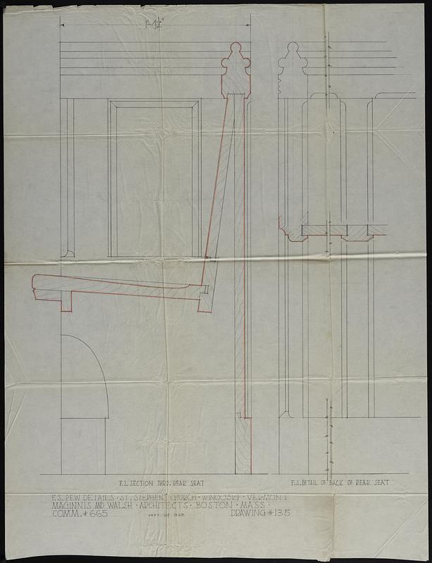 Full-scale pew details - Digital Commonwealth