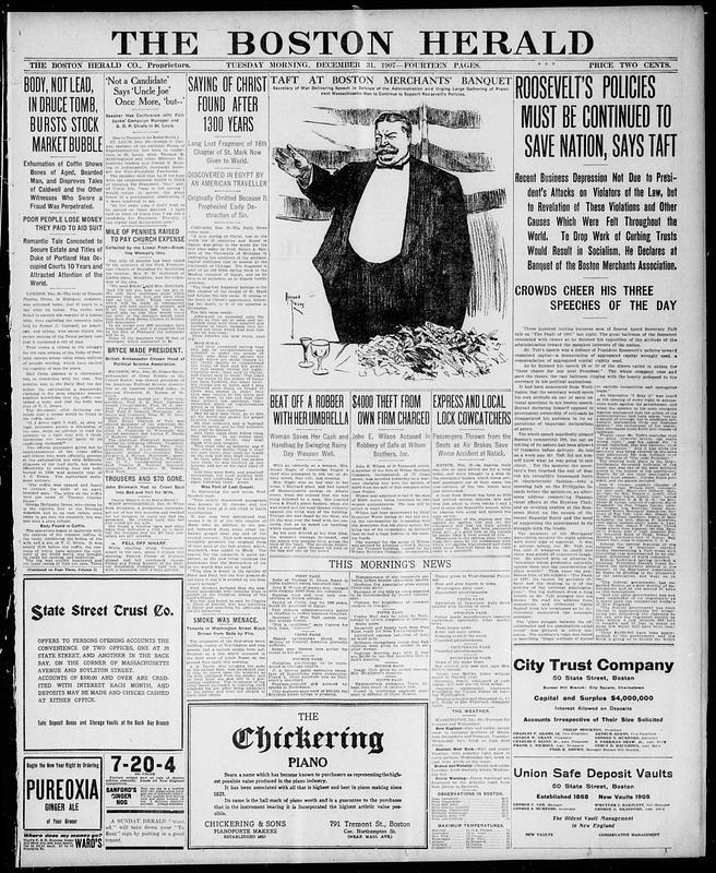 The Boston Herald. December 31, 1907 - Digital Commonwealth