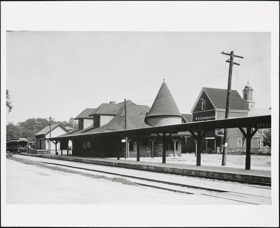 Needham Square Railroad Station - Digital Commonwealth