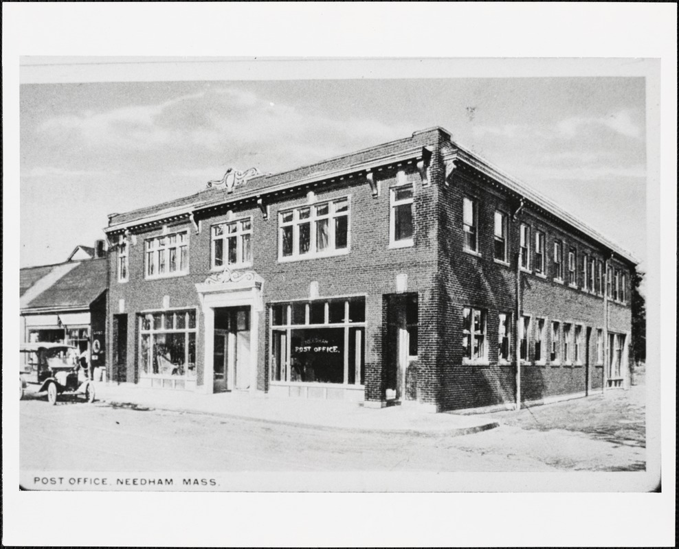 Needham Post Office on Chestnut Street - Digital Commonwealth