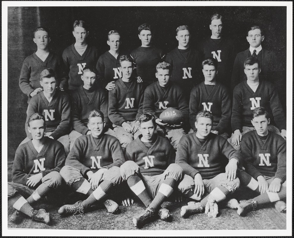 Needham High School football team - Digital Commonwealth