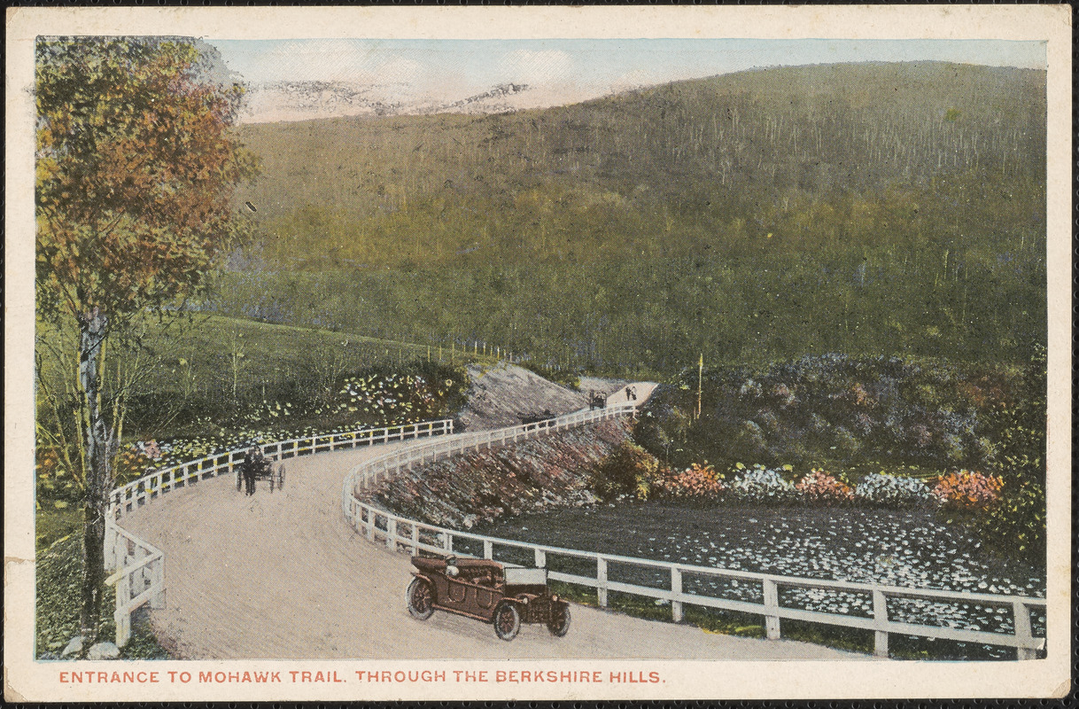 Entrance to Mohawk Trail - Digital Commonwealth