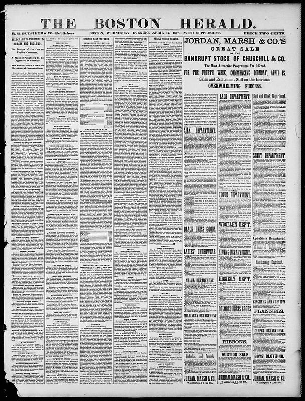 The Boston Herald. April 17, 1878 - Digital Commonwealth